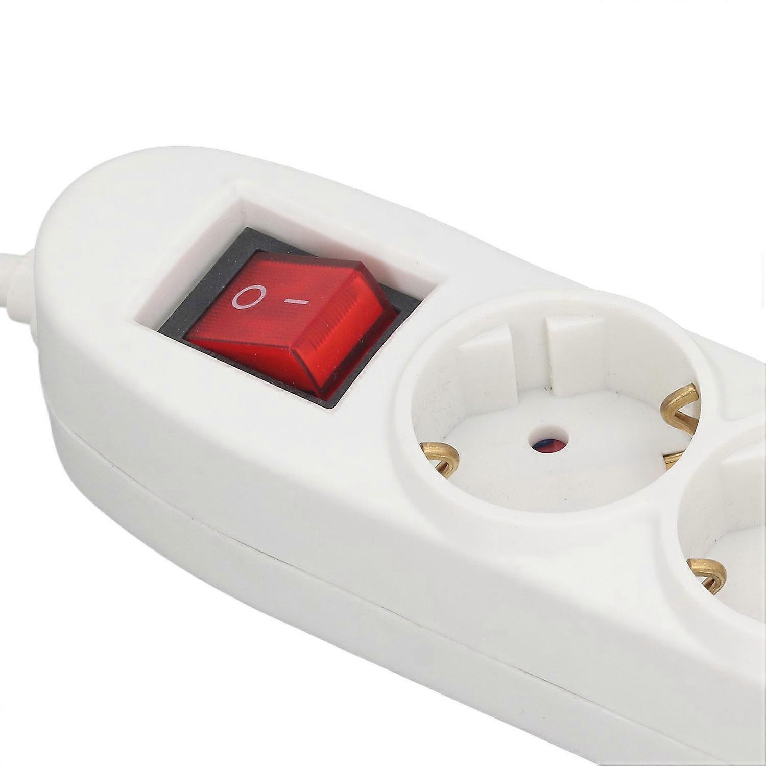 European Power Strip 3 Way ABS and Copper Multiple Outlet Power Board ...