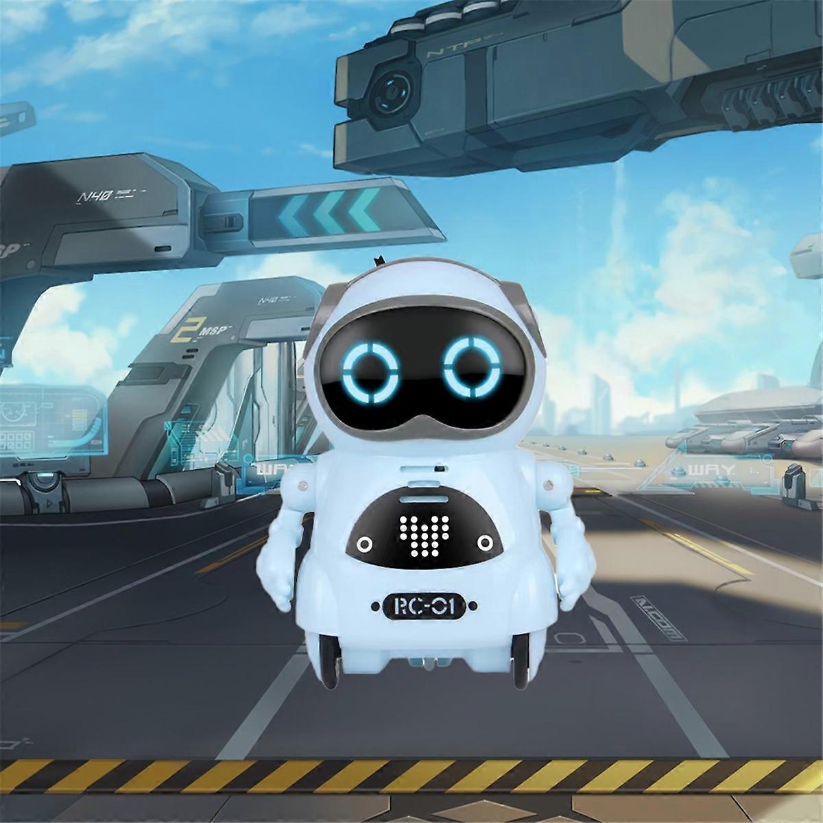 Pocket RC Robot Talking Interactive Voice Recognitions Record Singing ...