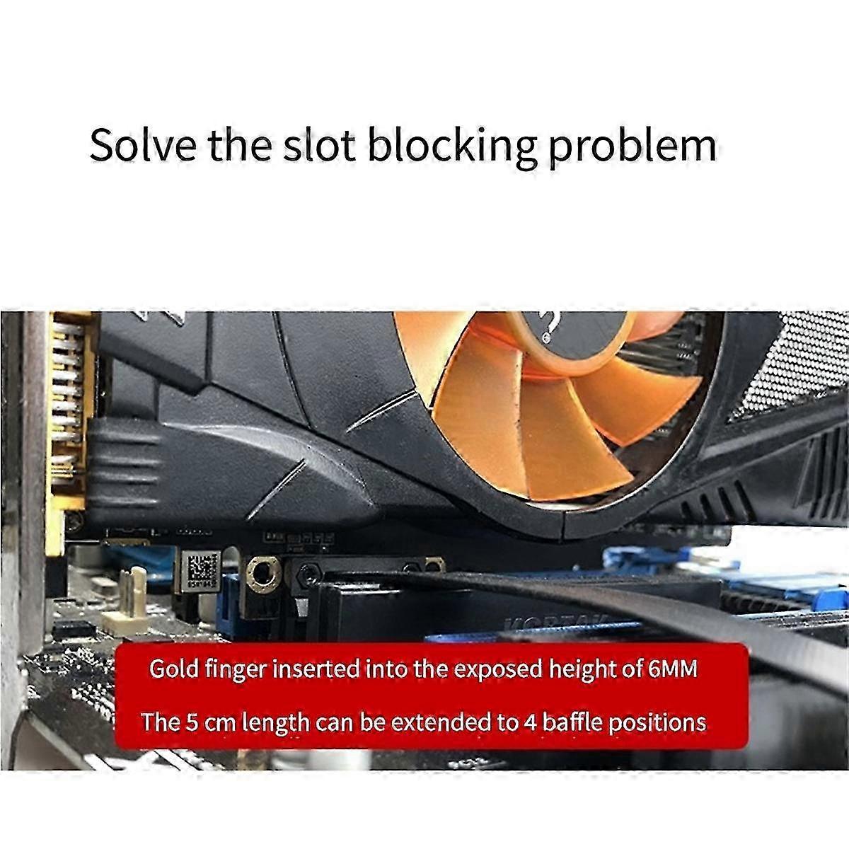 3.0 PCIE X1 Adapter Cable 90 Graphics Card Extension Cable PCI-Express ...