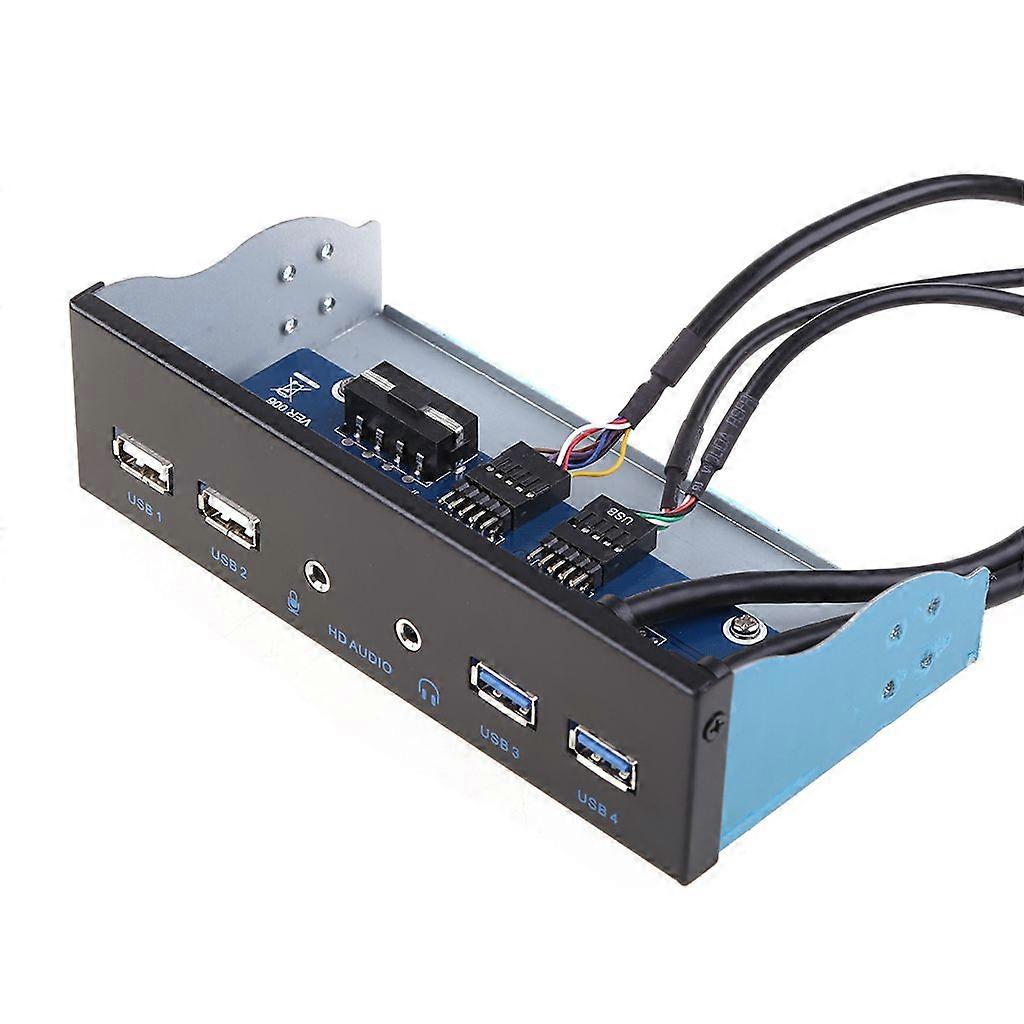 Computer Front Panel Hub with USB 3.0 USb2.0 Docking Station Audio Mic ...