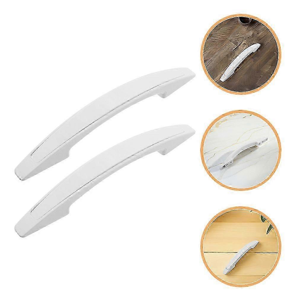 2pcs Refrigerator Door Handle Replacement Freezer Door Pull Solid ...