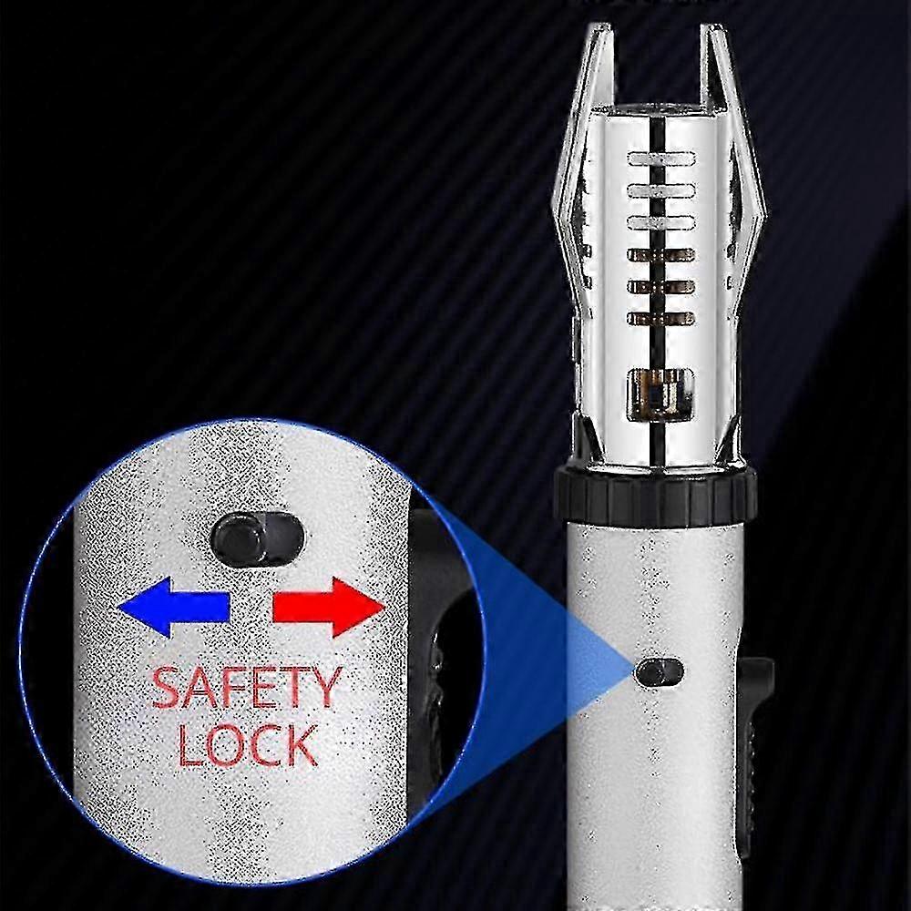 Lightsaber Butane Lighter - Refillable Jet Flame Lighter for BBQ, Grill ...