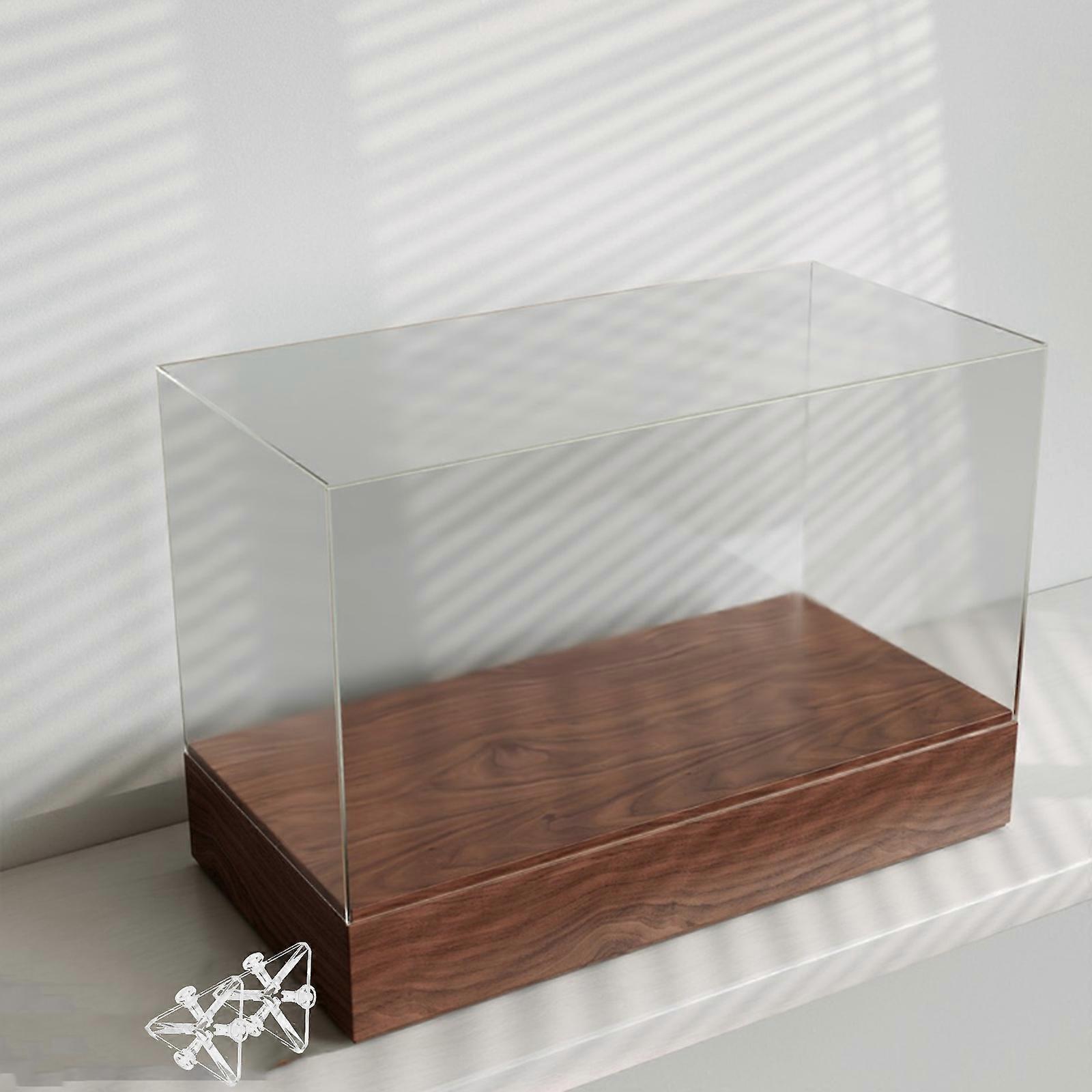 Corner Brackets Acrylic Display Case Triangle for Homes Transparent ...