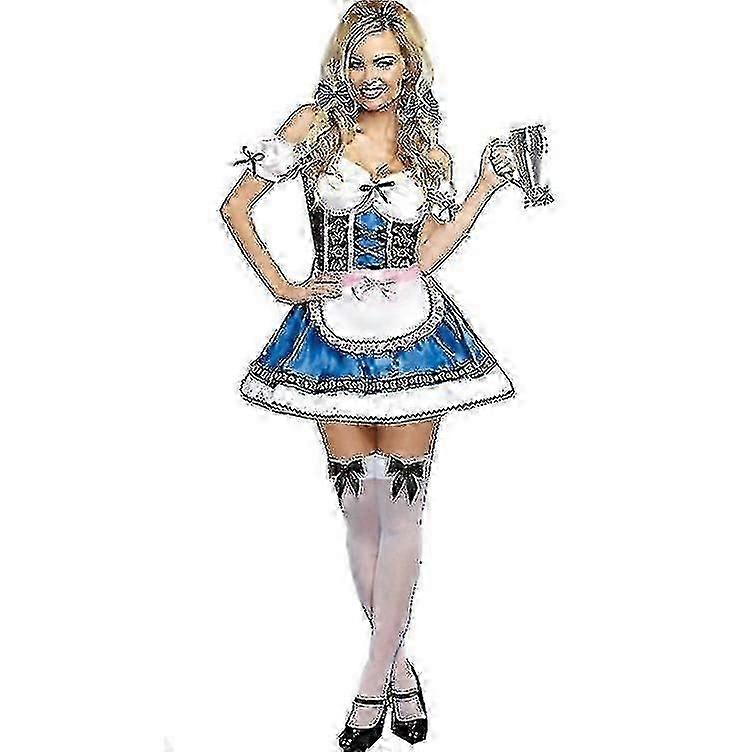 Women Oktoberfest Costume German Bavarian Beer Maid Cosplay Parade ...
