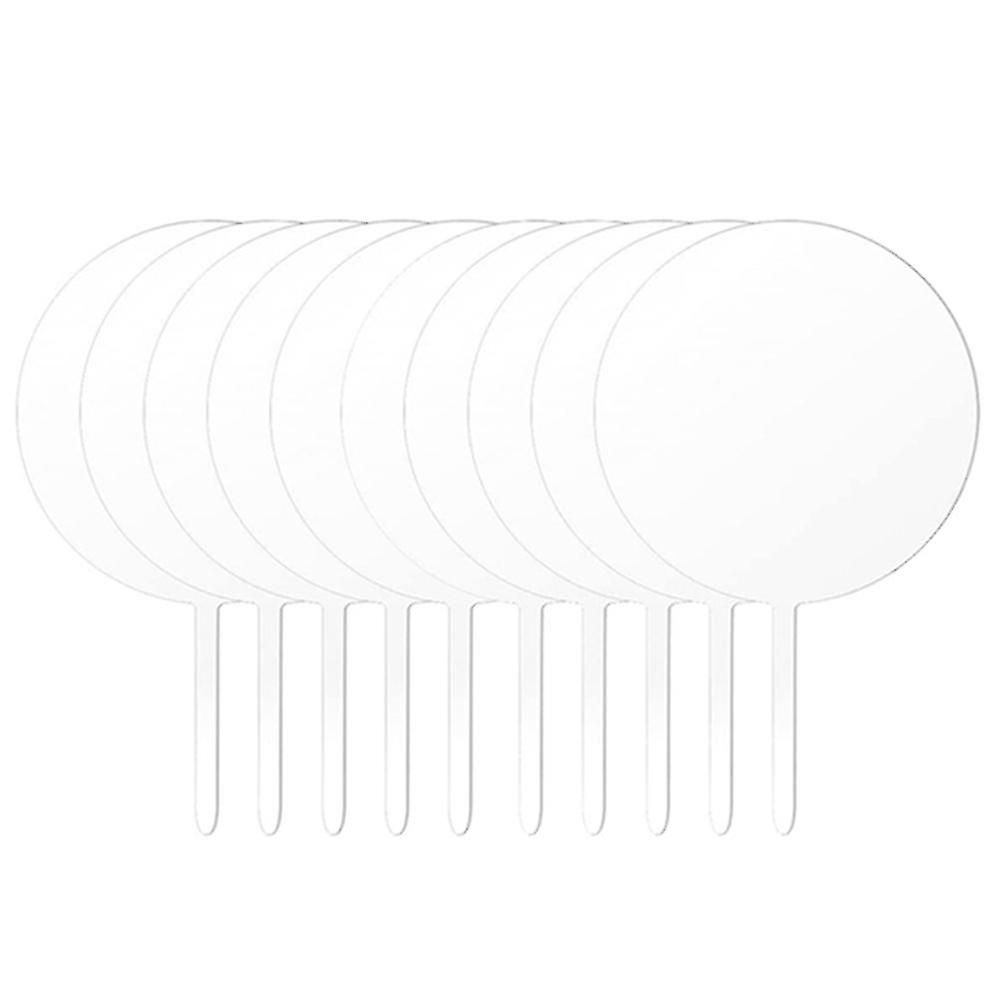 Acrylic Cake Topper Round Cake Topper Cake Topper Stick,diy Acrylic ...