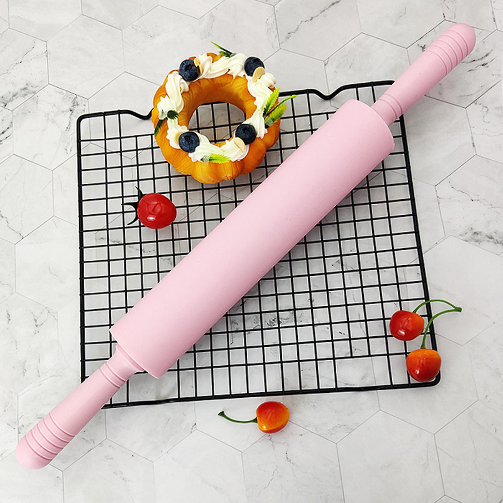 Non-stick Rolling Pin Colorful Pastry Tool Pastry Dough Flour Roller ...