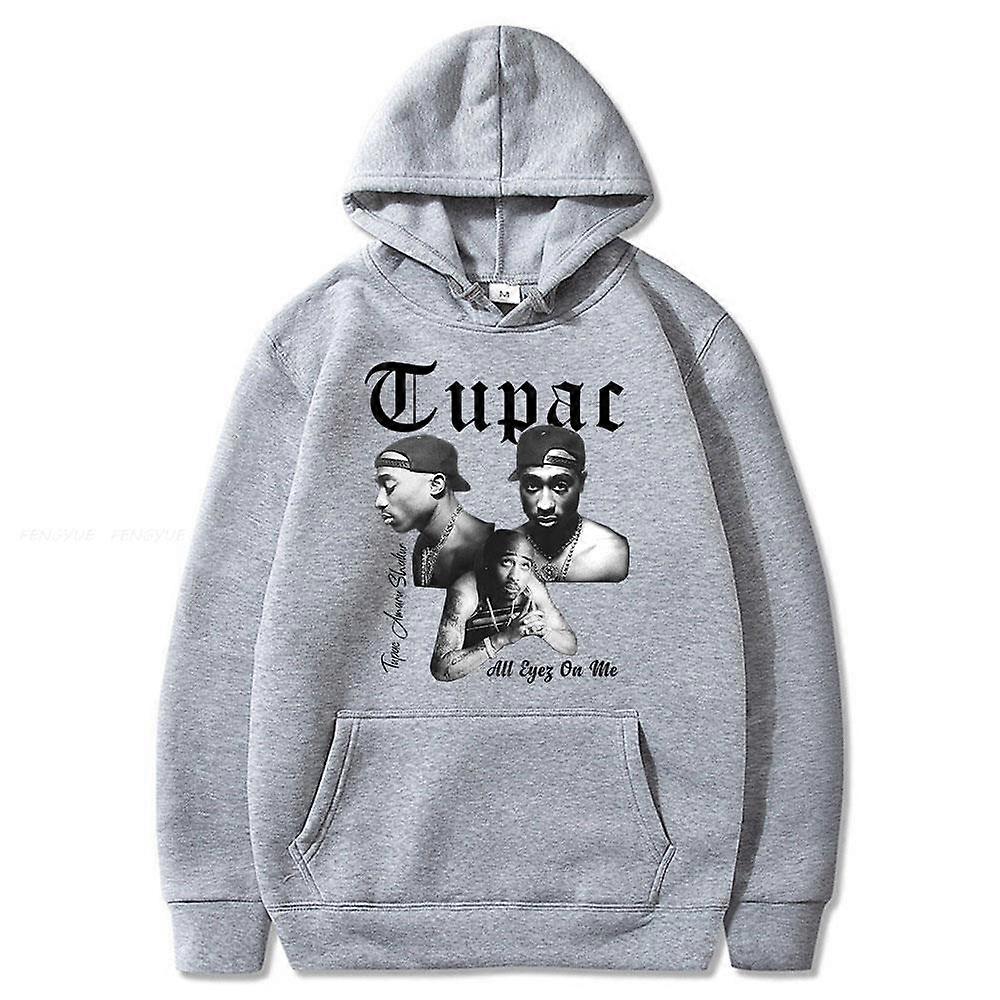 rapper 2D Tupac hooded sweatshirt fashionable streetwear Dalian hip-hop ...