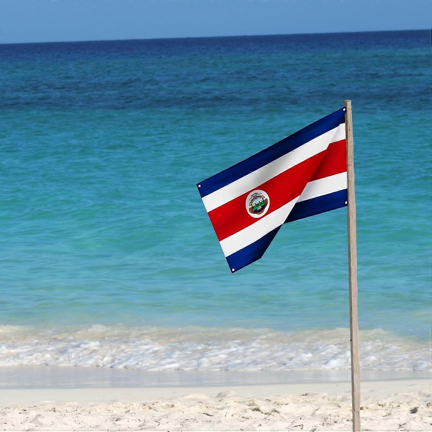 Costa Rica Flag,Eyelet In Every Corner, Costa Rican Flag, Tiquicia ...