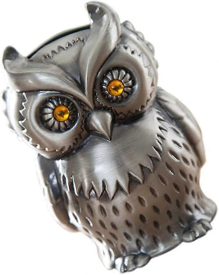 Metal Piggy Bank, Animal Shape Piggy Bank, Owl Piggy Bank For Kids And ...