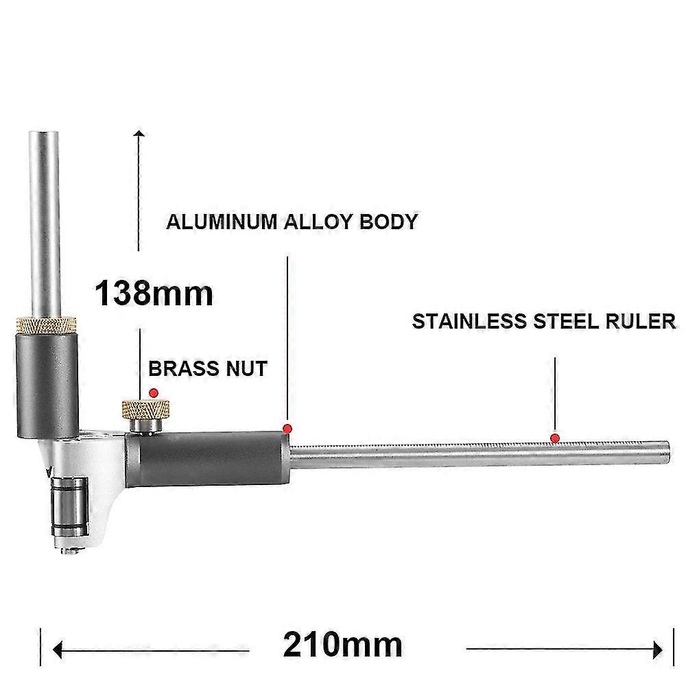 Woodworking scriber tool linear arc measuring marking gauge diy ...