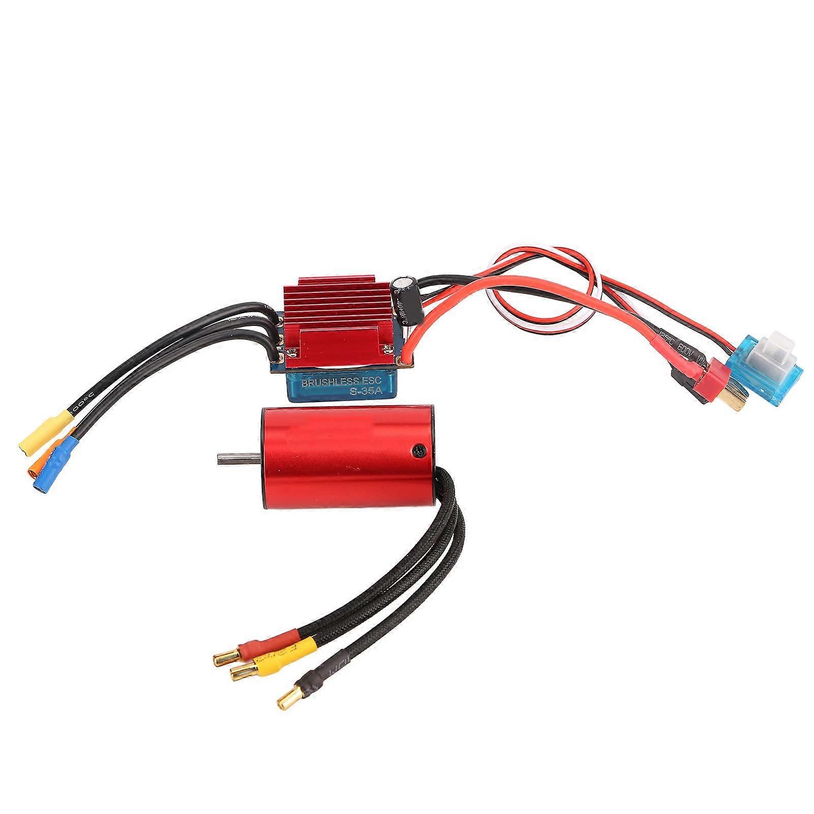 Brushless Motor ESC Kit 4400KV Waterproof Brushless Motor 35A Brushless ...