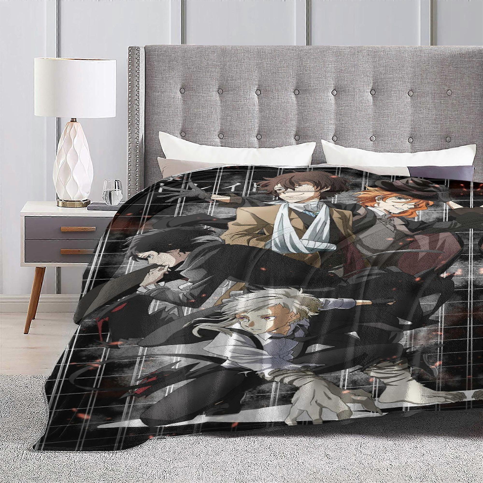 Bungo Stray Dogs Dazai Osamu Bed Blanket 3D Printed Throw Blanket ...