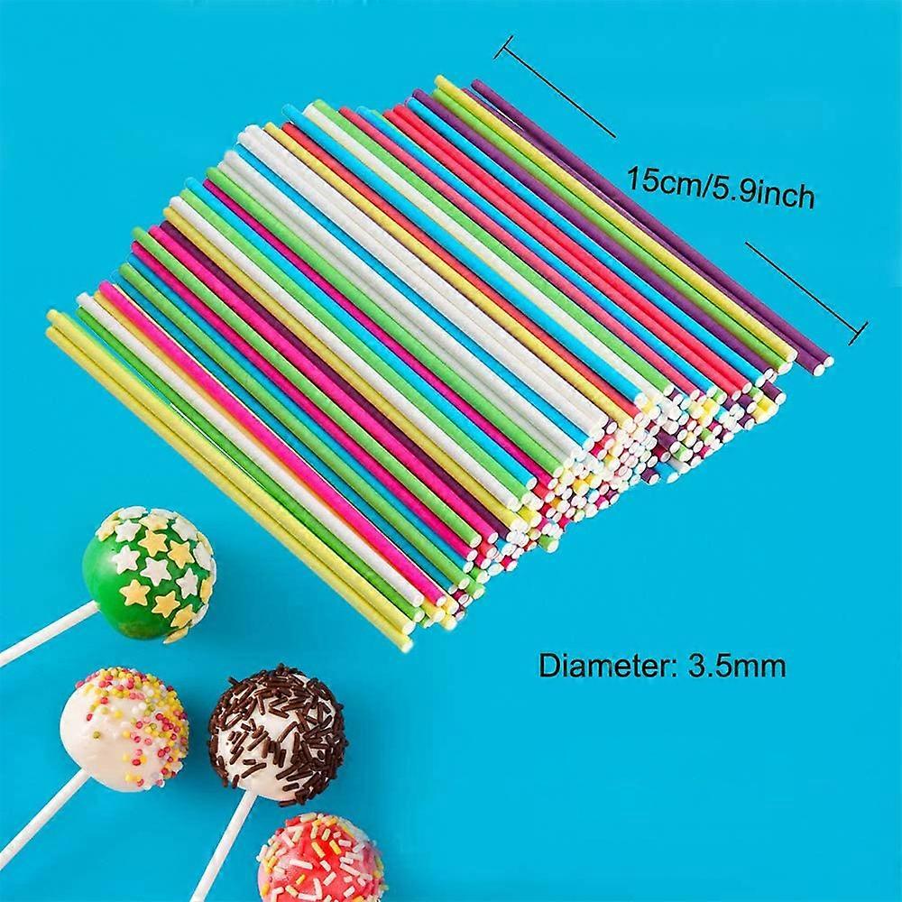 100pcs Lollipop Sticks, Multi-function Lollipop Sucker Sticks 150*3.5mm ...