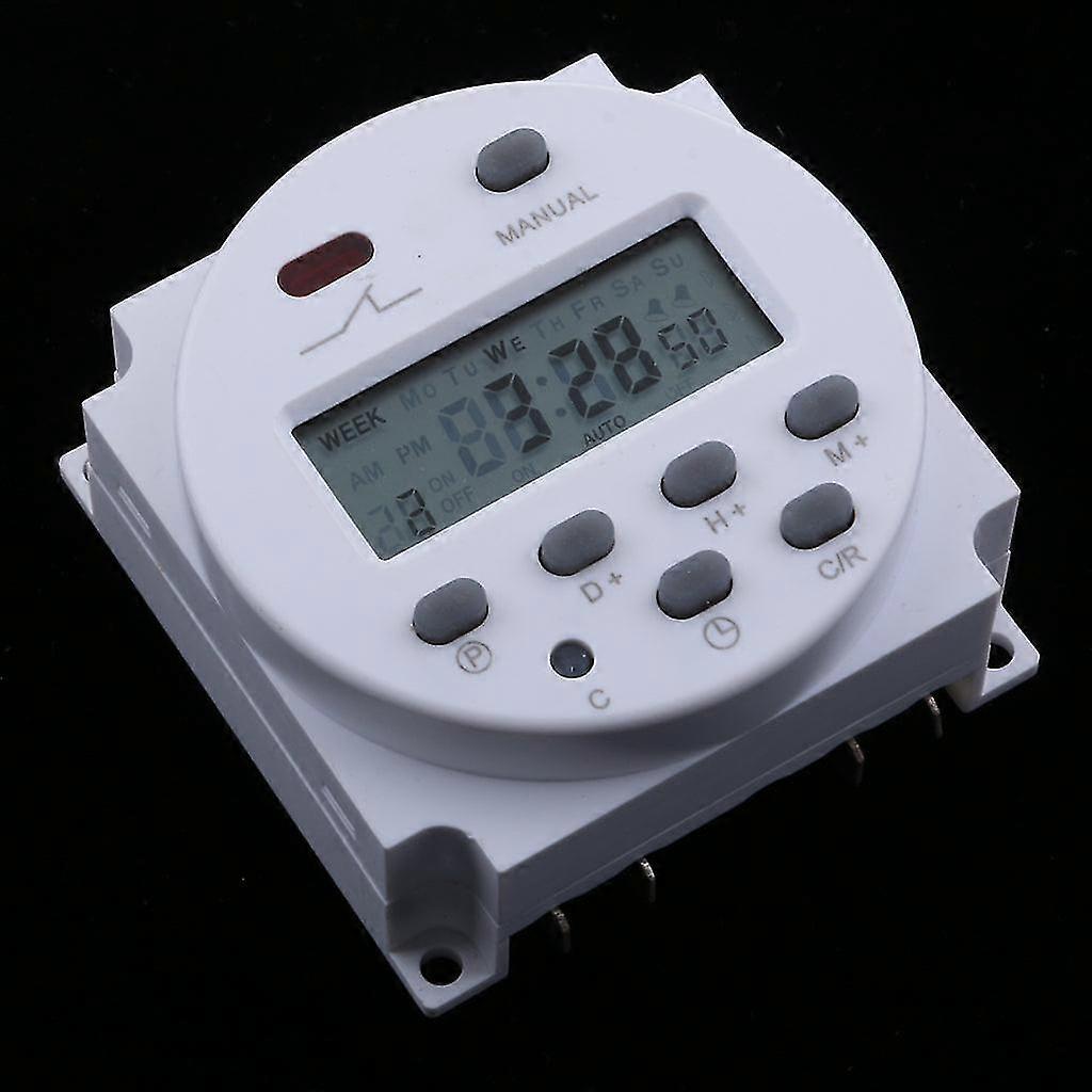 Timer switch for solar lights digital programmable timer dc/ac 12 volt ...