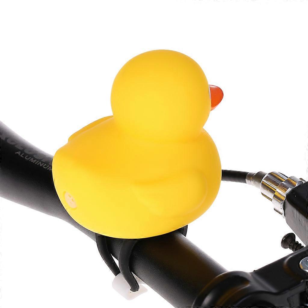 Small Yellow Duck Bicycle Bells for Head Lights Mountain Bike Handlebar ...