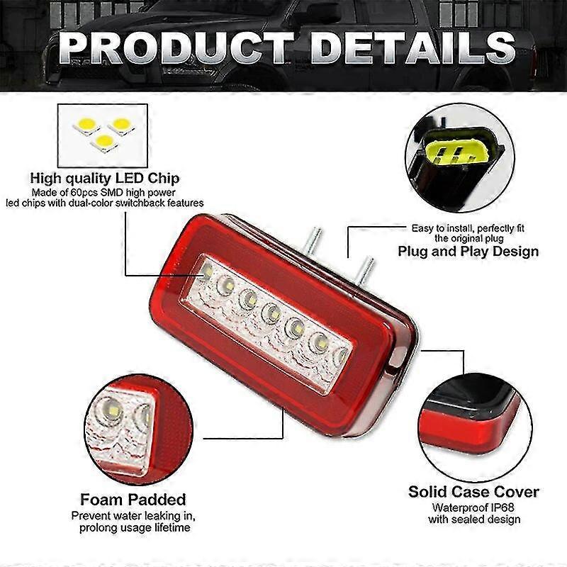 Gtinthebox Rear Bumper LED Tail, Fog Lights Backup Reverse Lights For ...