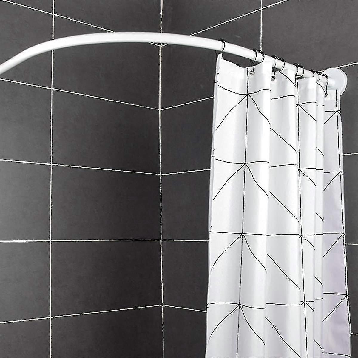 Great L Shape, Stainless Steel, Extendable Shower Curtain Rod The Best ...