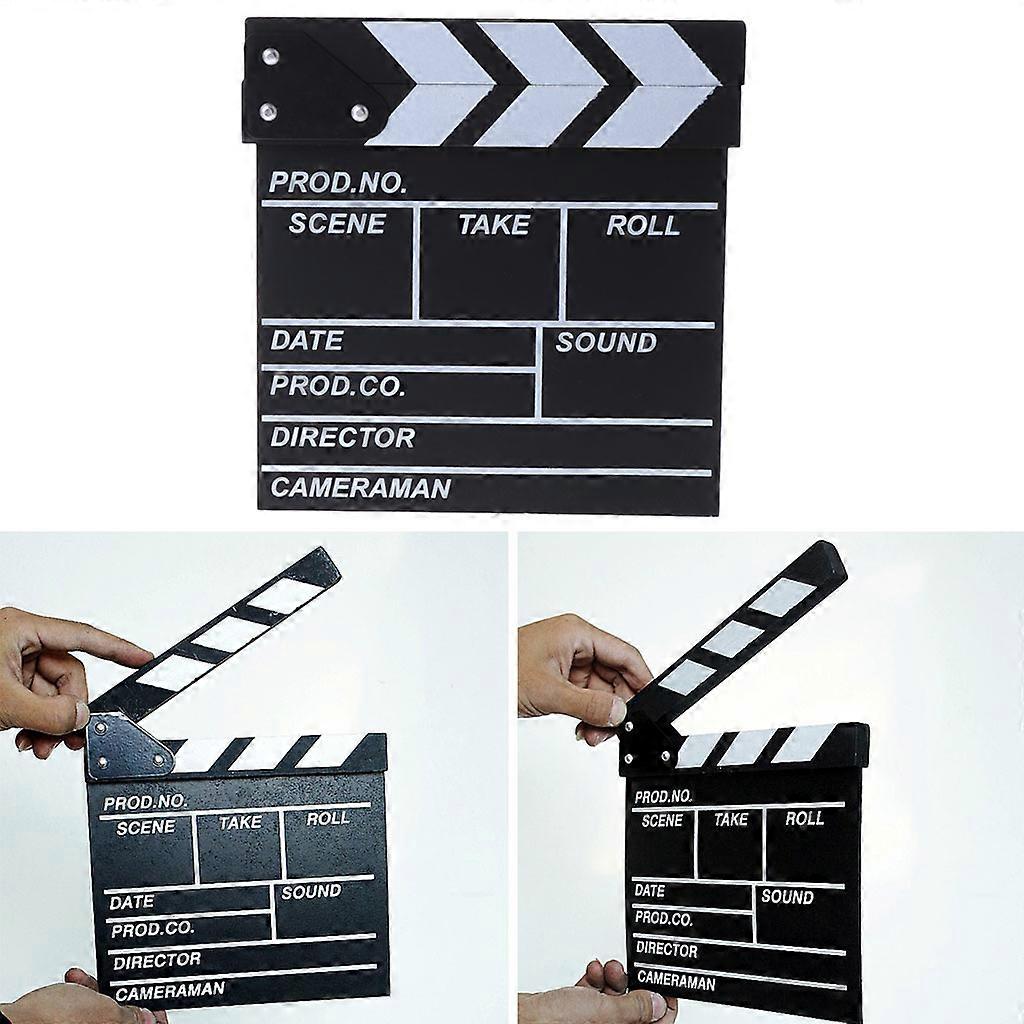 Film Director's Clapper Board Movie Scene Clapboard Photography Props ...