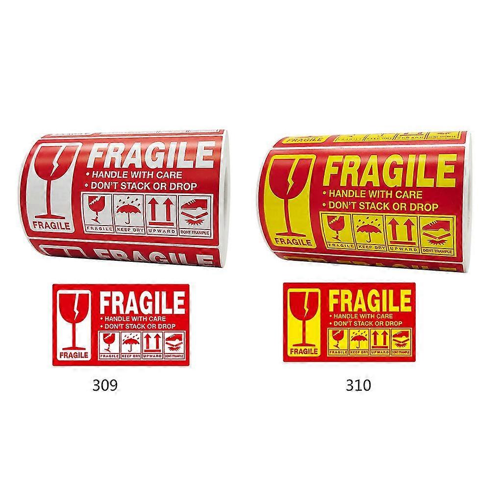 500pcs Fragile Stickers Warning Label Sticker Handle With Care Don't ...