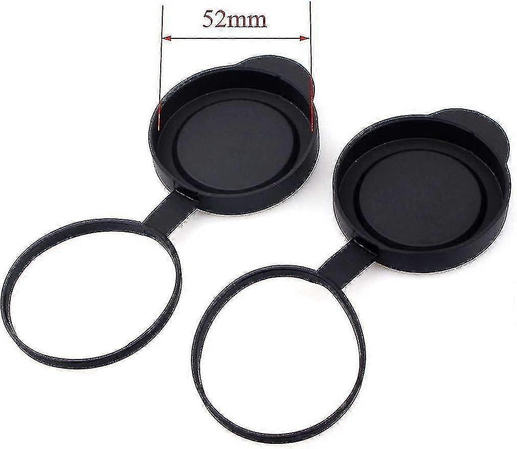 2pcs,protective Rubber Objective Lens Caps For Fits Binoculars,suitable ...