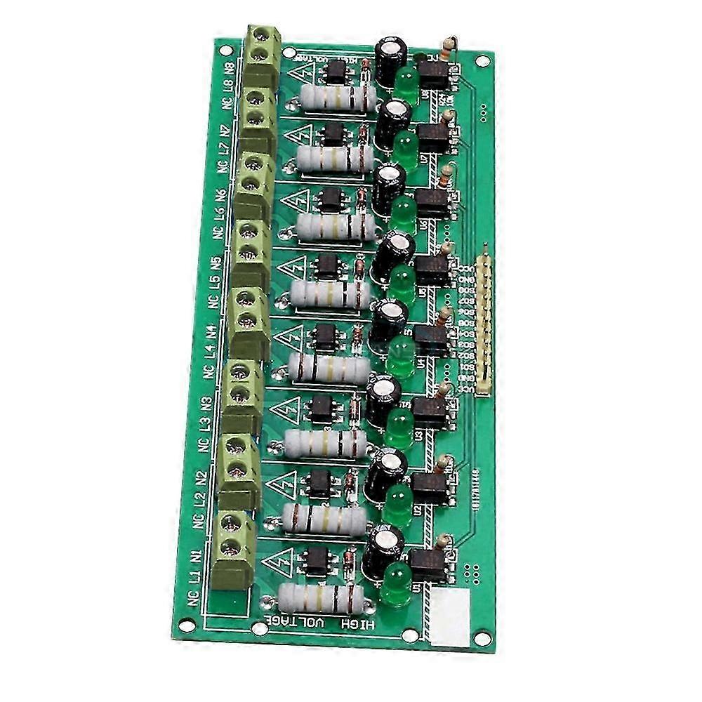 8 Channel 220v Ac Optocoupler Module Mcu Ttl Plc Processors Module ...