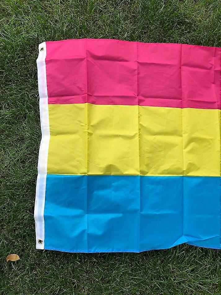 LGBT Rainbow flag 90x150cm Omnisexual LGBT pride Pan pansexual Flag polyester hanging banner for ...