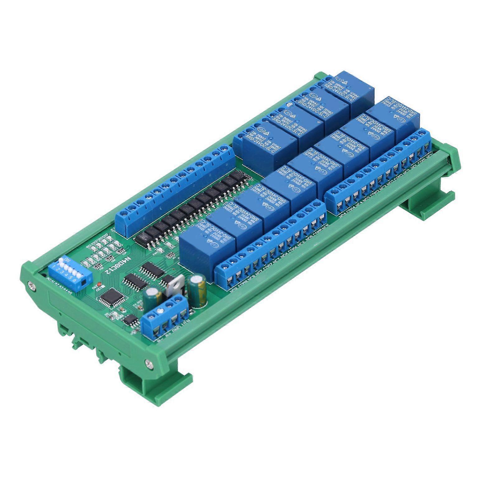 12 in 12 out rs485 relay Relay Module 12 In 12 Out RS485 Board ...