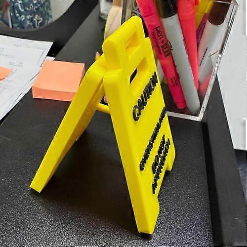 Funny Caution Overstimulated Do not Approach Signs Novelty Desk Decor ...