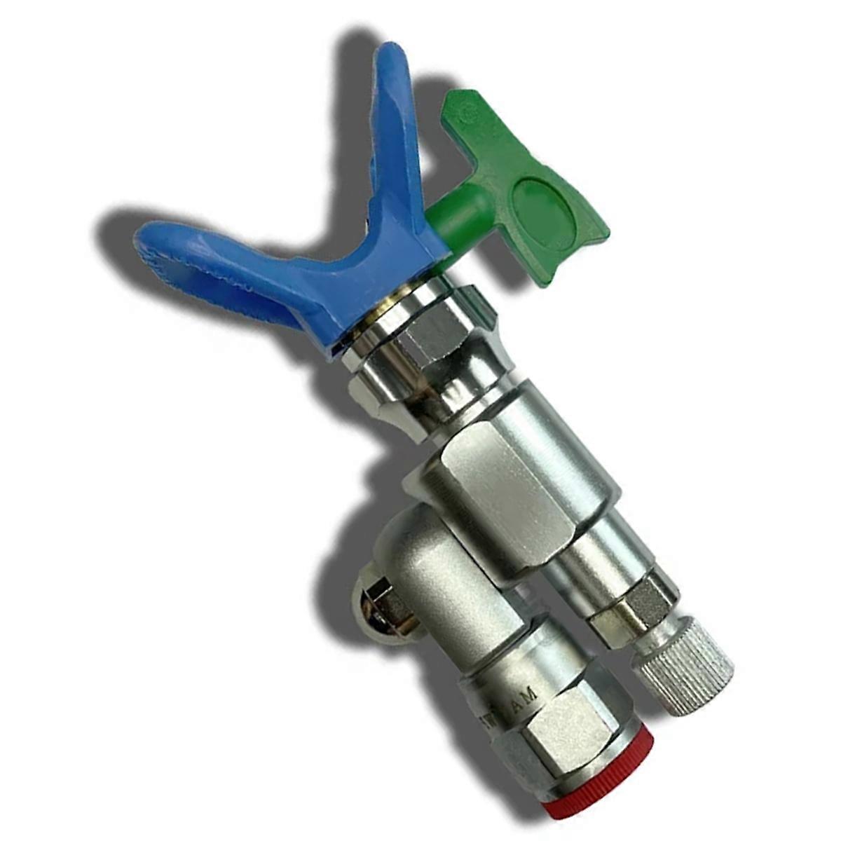 Clean Jet Valve Block with Nozzle Closed Airless Spray Adapter Spray ...