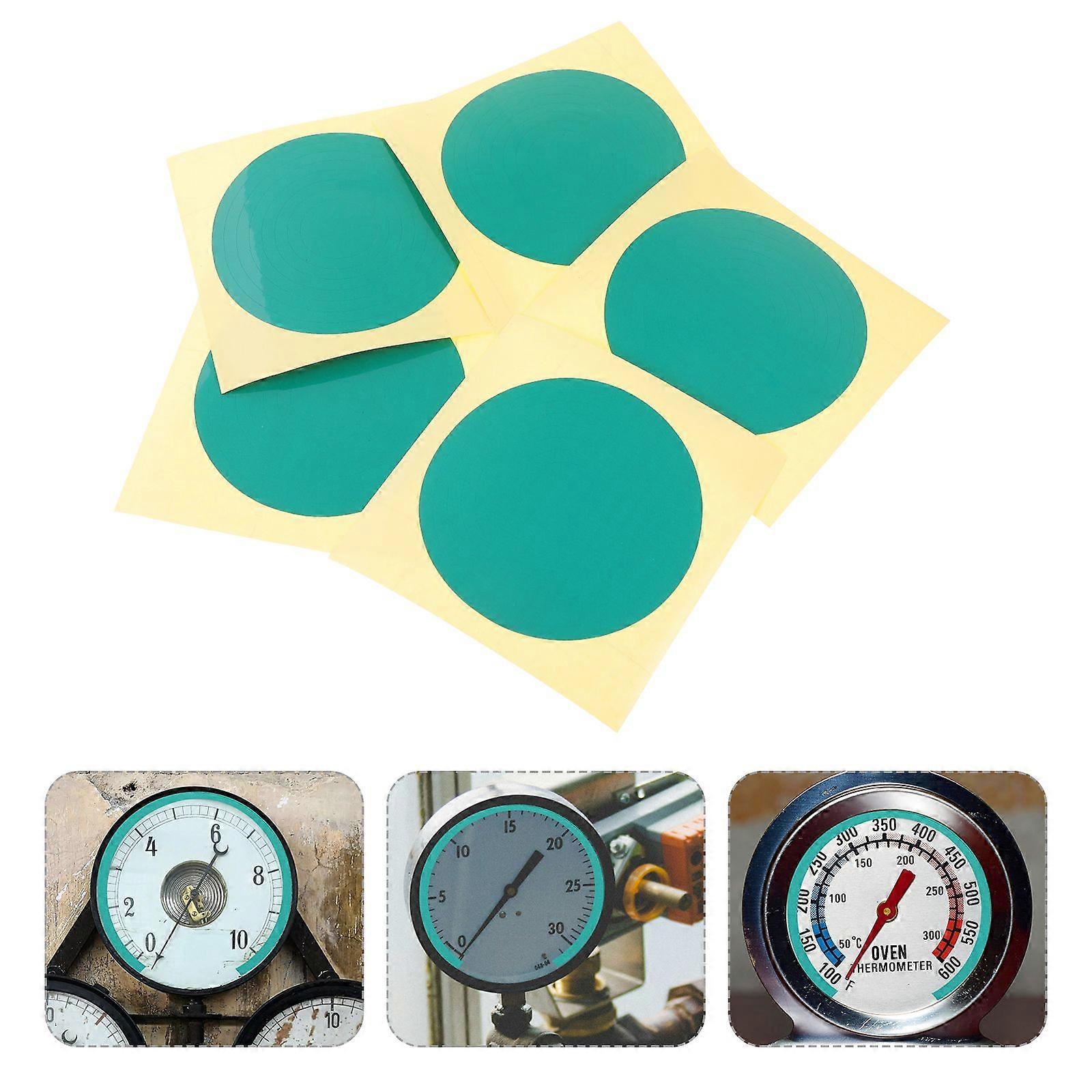 5 Sheets Pressure Gauge Stickers Pressure Gauge Identification Labels ...