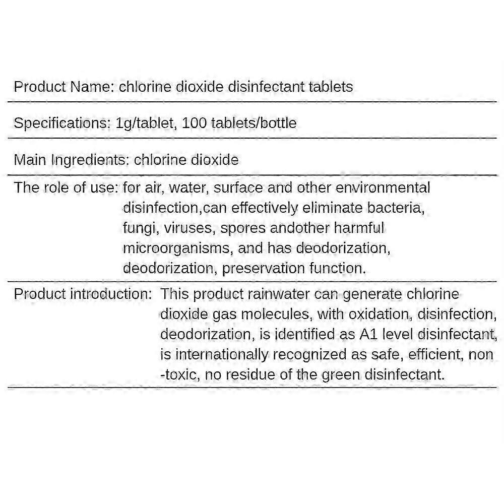 Healthy Chlorine Dioxide Effervescent Tablets for Antibacterial ...