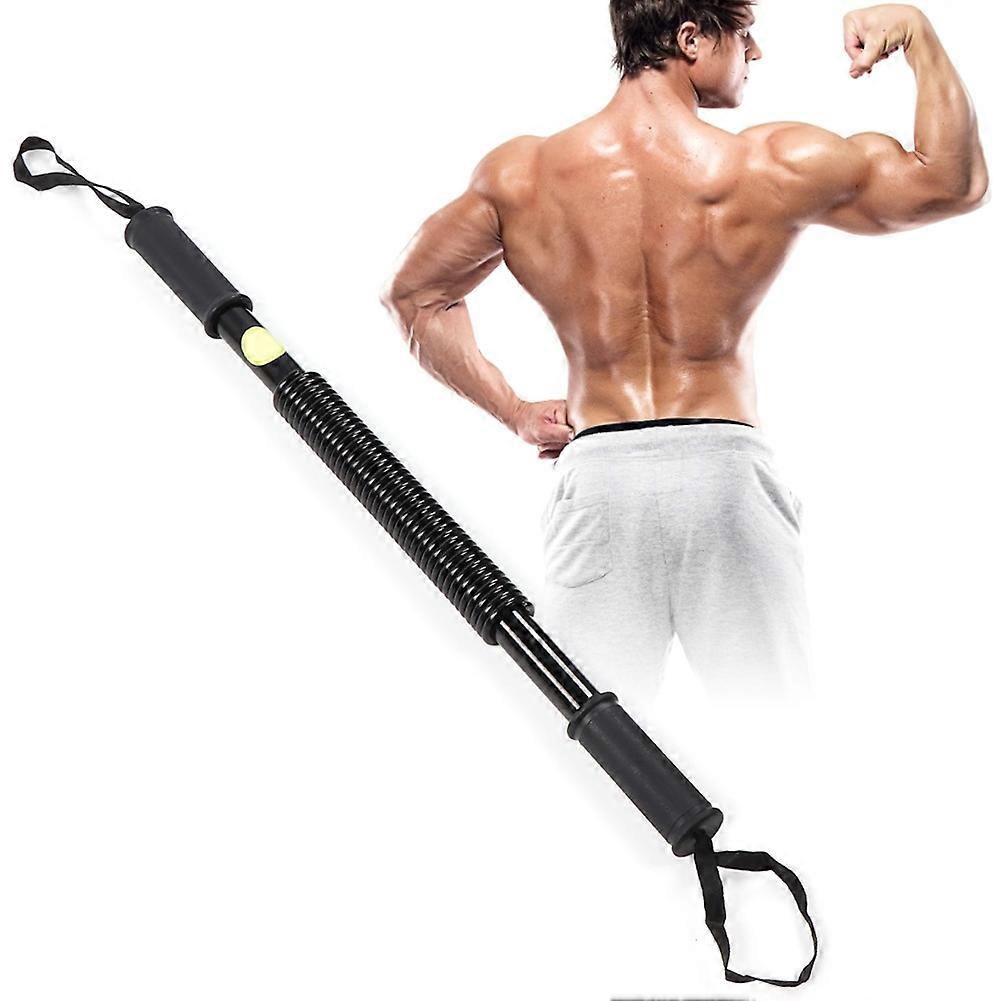 Arm Power Exerciser Spring Forearm Strength Muscle Trainer Chest Expander Gym EquipmentBlack ...