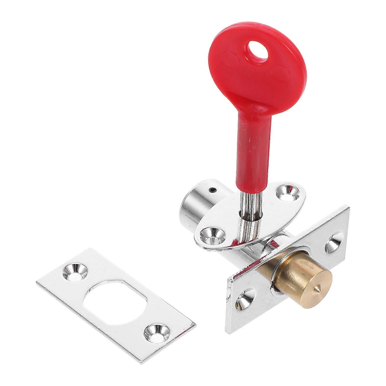 Stainless Steel Glass Door Lock Iron Hidden Latch Access Control For ...