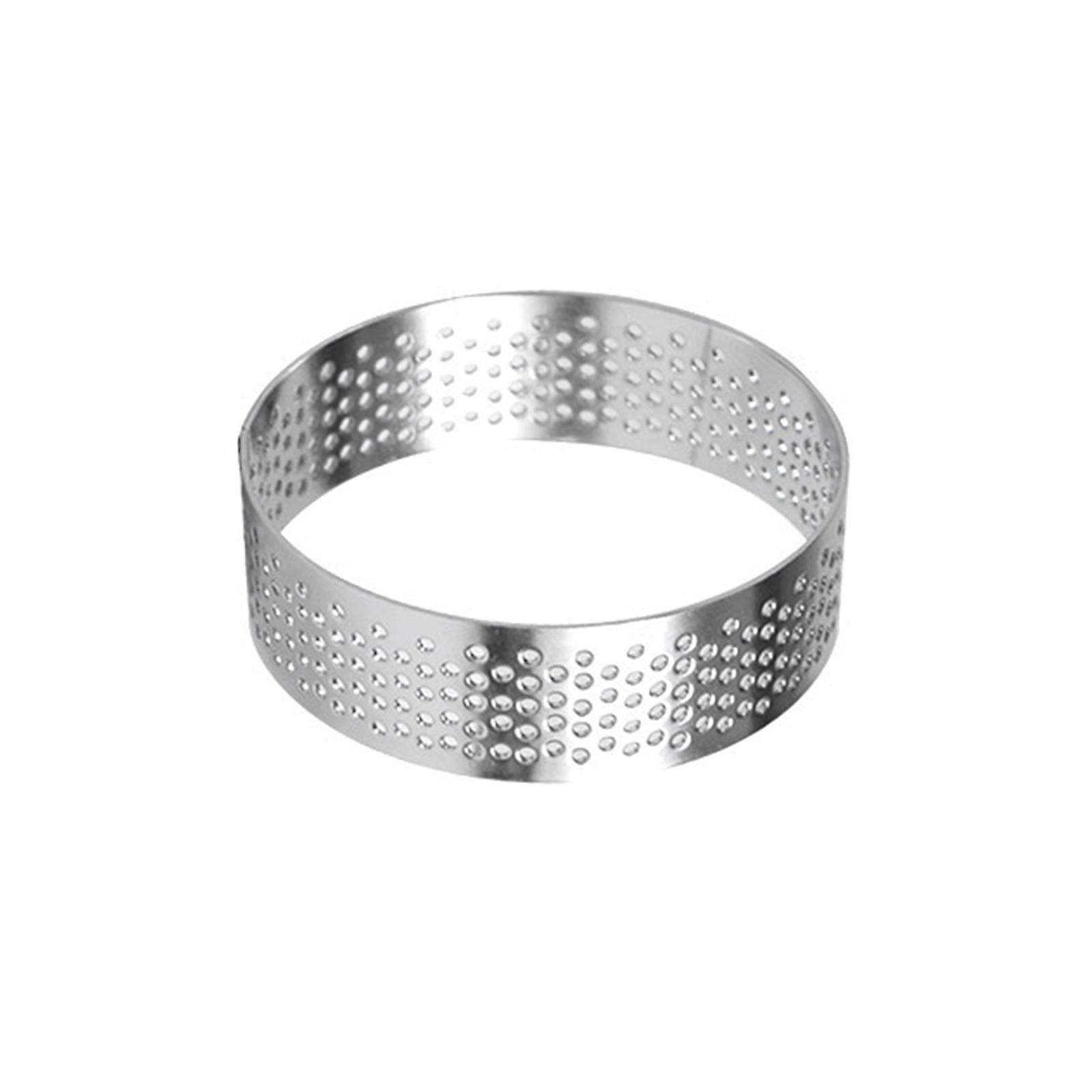 Perforated Cake Rings Pastry Molds DIY Decoration Moulds Round Mousse ...