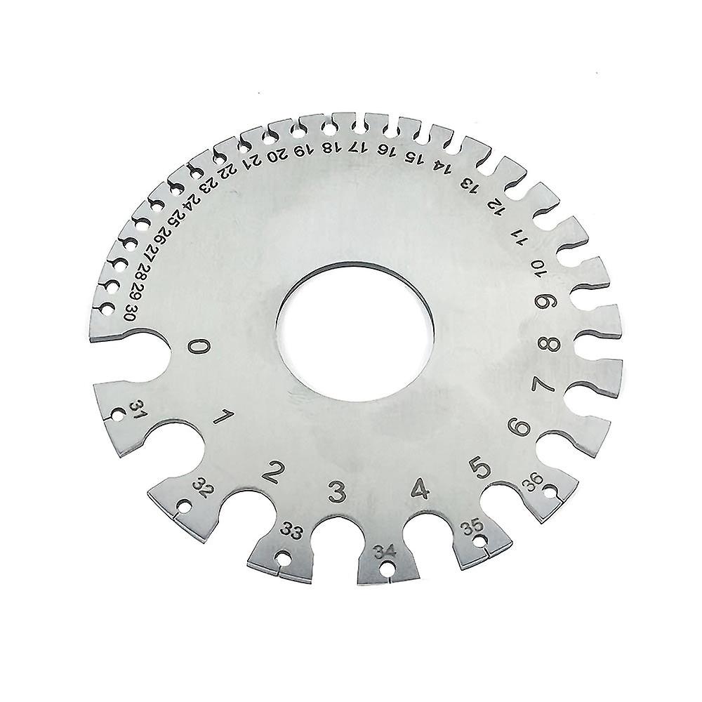 Awg and sae dual-sided metal sheets welding thickness ruler-wire gauge ...
