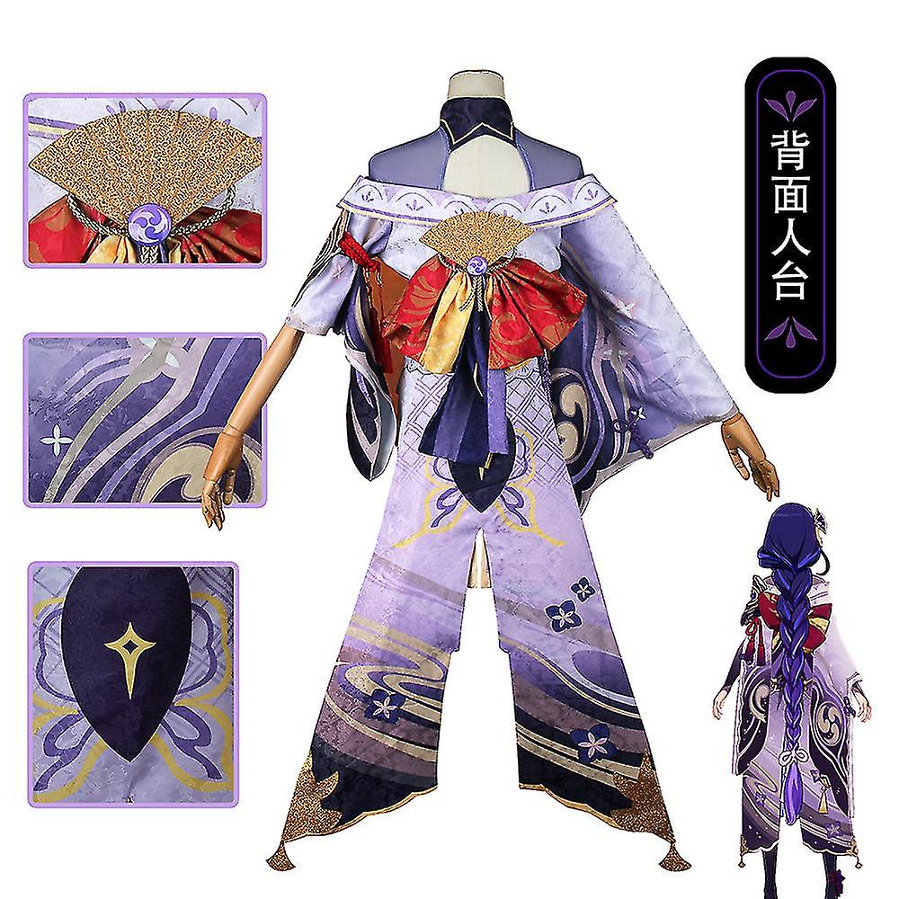 Baal Raiden Ei Shogun Cosplay Disfraces Anime Juego Genshin Impacto ...