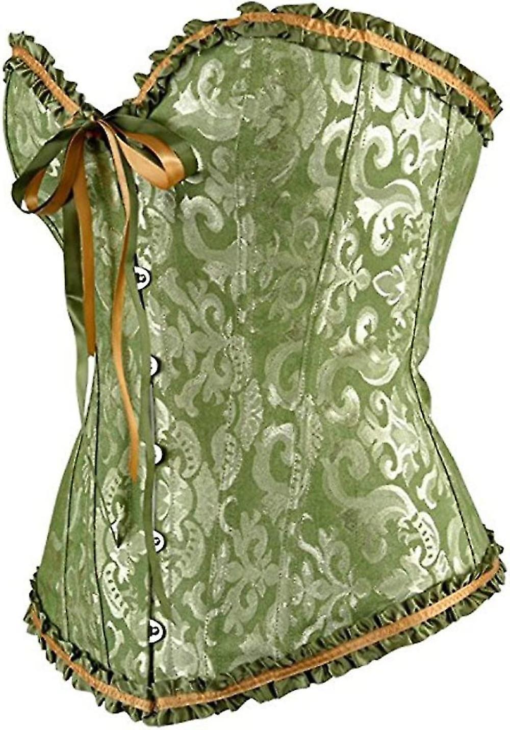 Kelvry Plus Size Sexy Bridal Lingerie Bustier Boned Corset G String