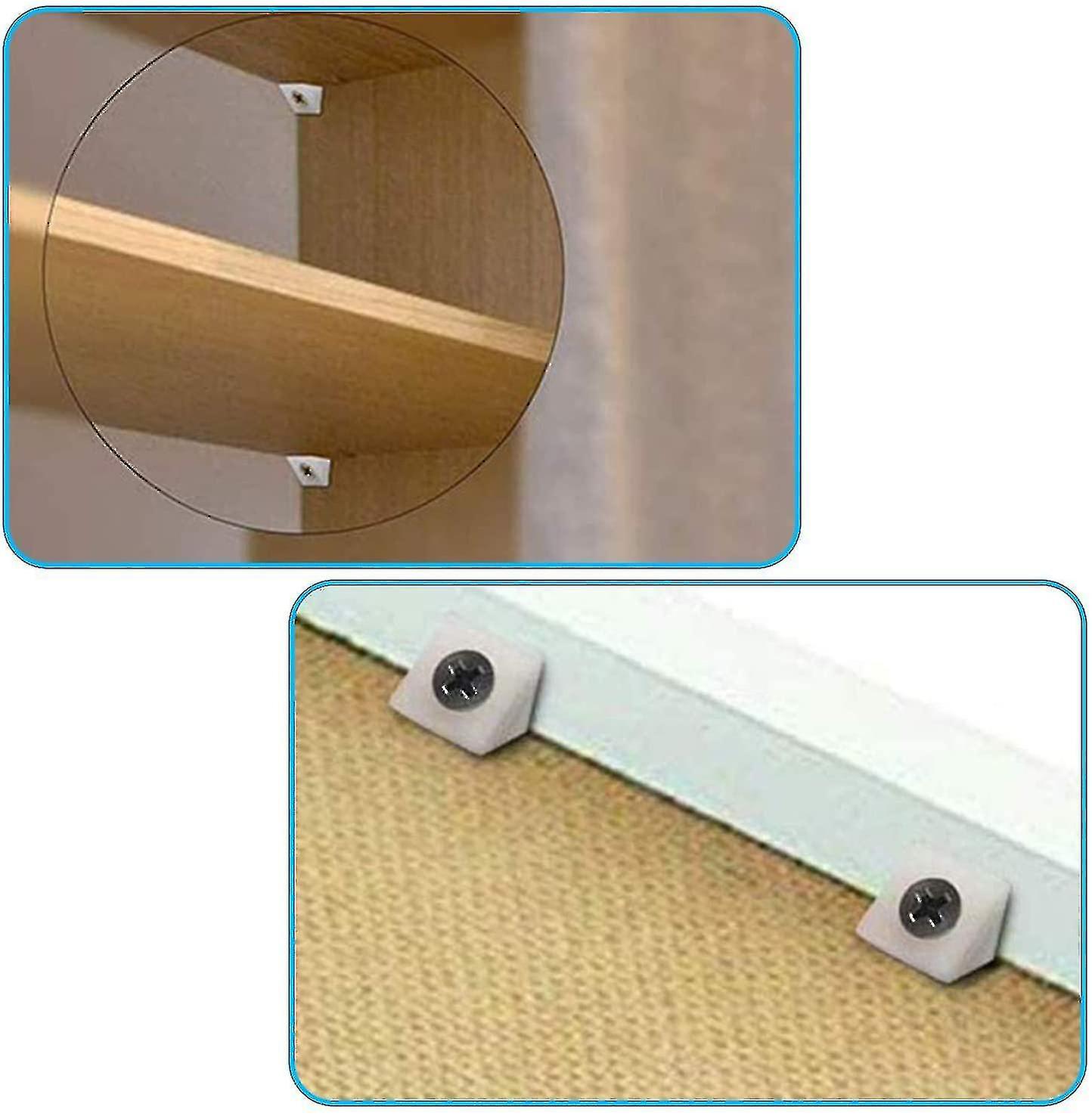 100pcs Drawer Supports Drawer Bottom Sagging Repair Fix Kit Furniture ...