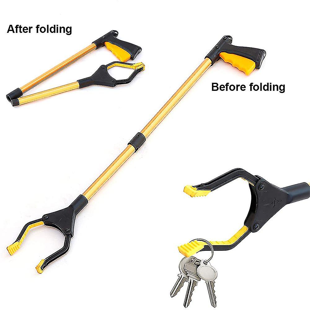 Extra Long Reacher Grabber - Foldable Gripper And Reaching Tool | Fruugo UK