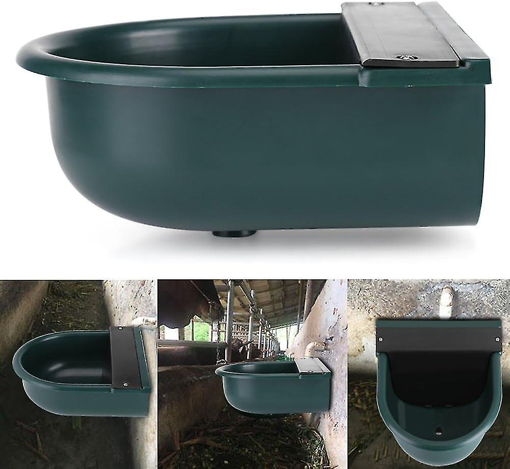 Waterer Bowl, 4L Water Feeder with Floating Valve for Horse Dog Cattle Goat Sheep Pig Float ...