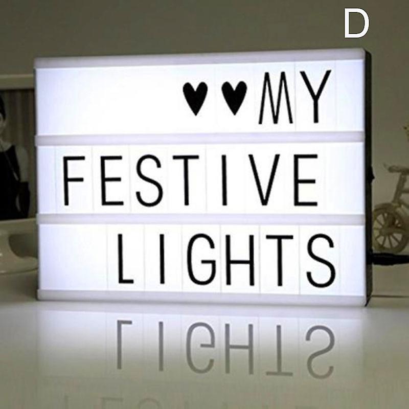 The Mini Color-Changing Lightbox with Letters Numbers Symbols LED ...