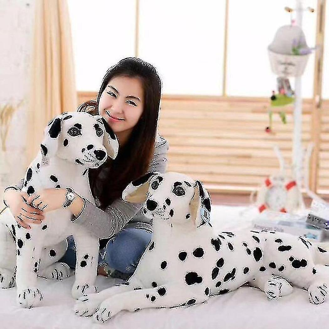 New models Lifelike Stuffed Animal Dog Doll Plush Dalmatian Dog ...