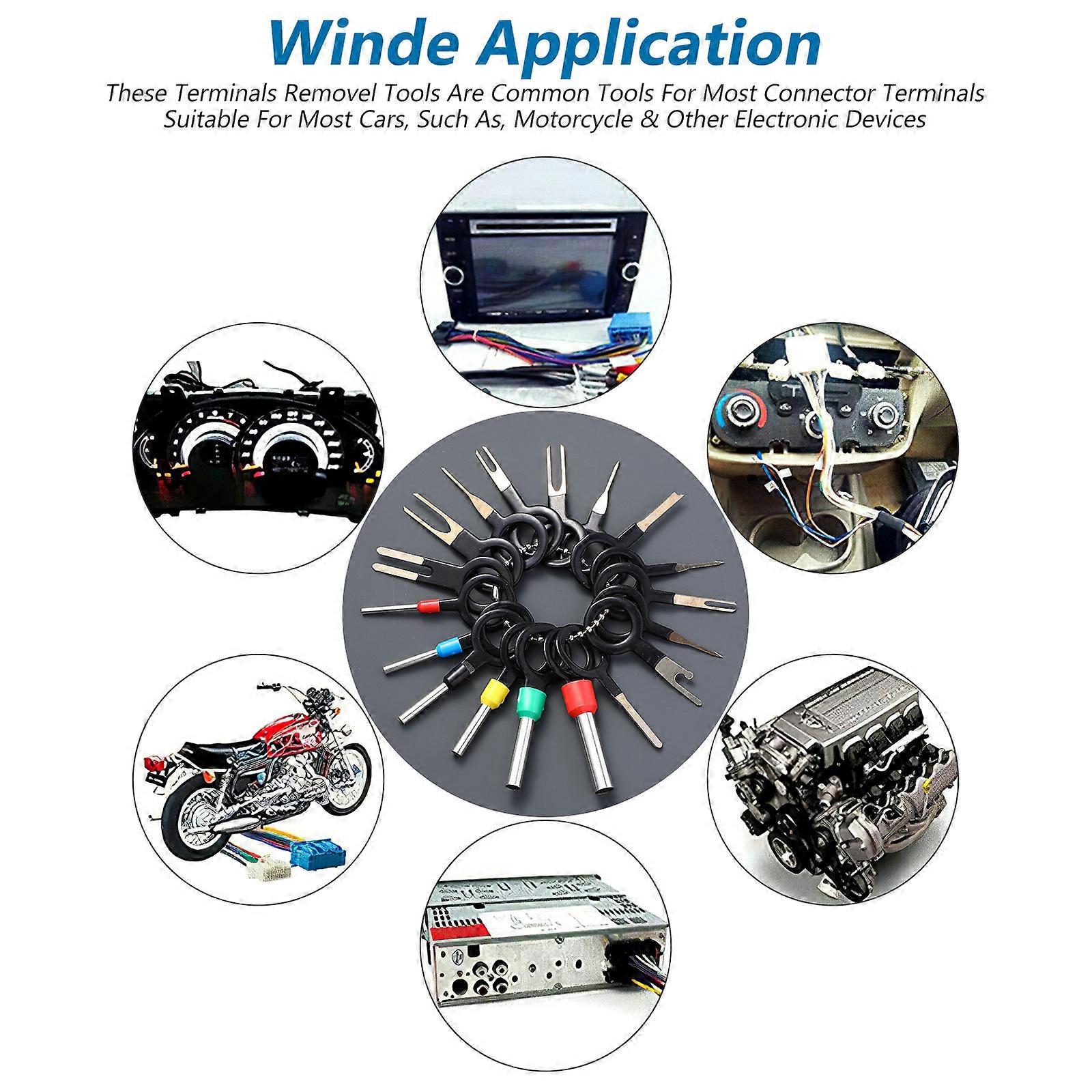 76Pcs Terminal Removal Tool Kit Pin Extractor Electrical Wire ...