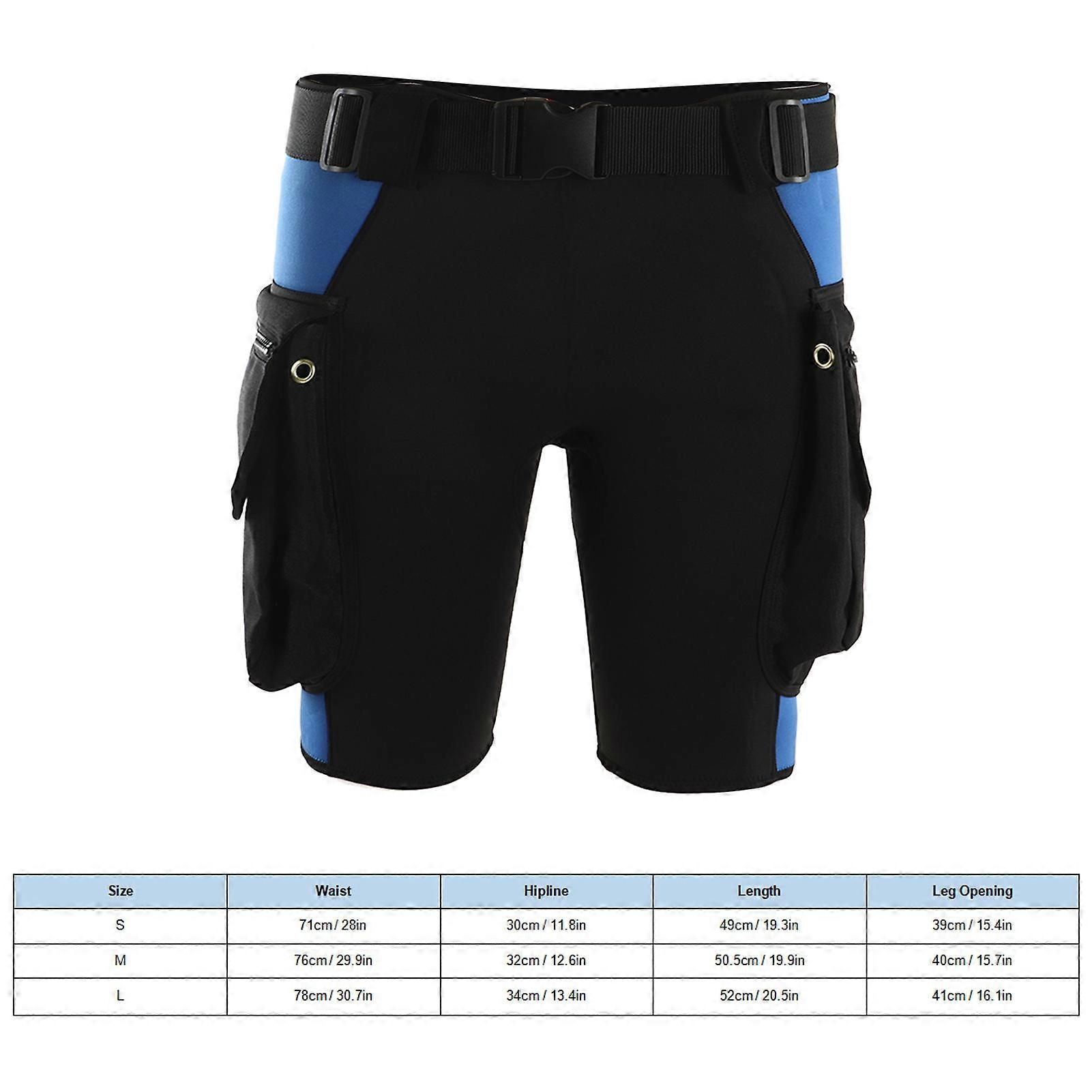 Swimming Snorkeling Diving Shorts With Pockets Stainless Steel Air ...
