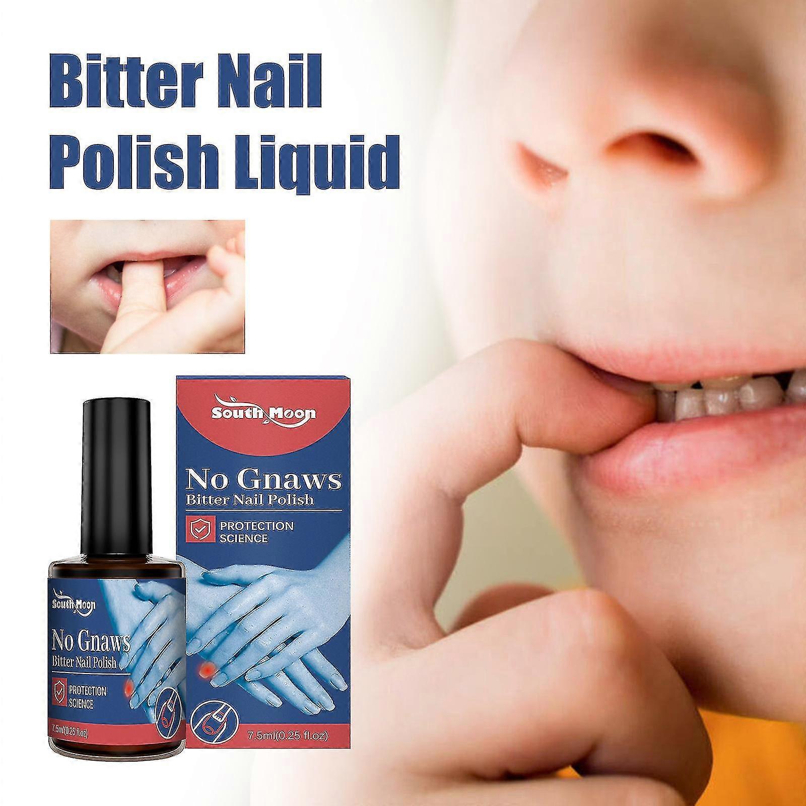 Anti-bite Nail Polish Effectively Stops Nail Chewing & Thumb Sucking 7 ...