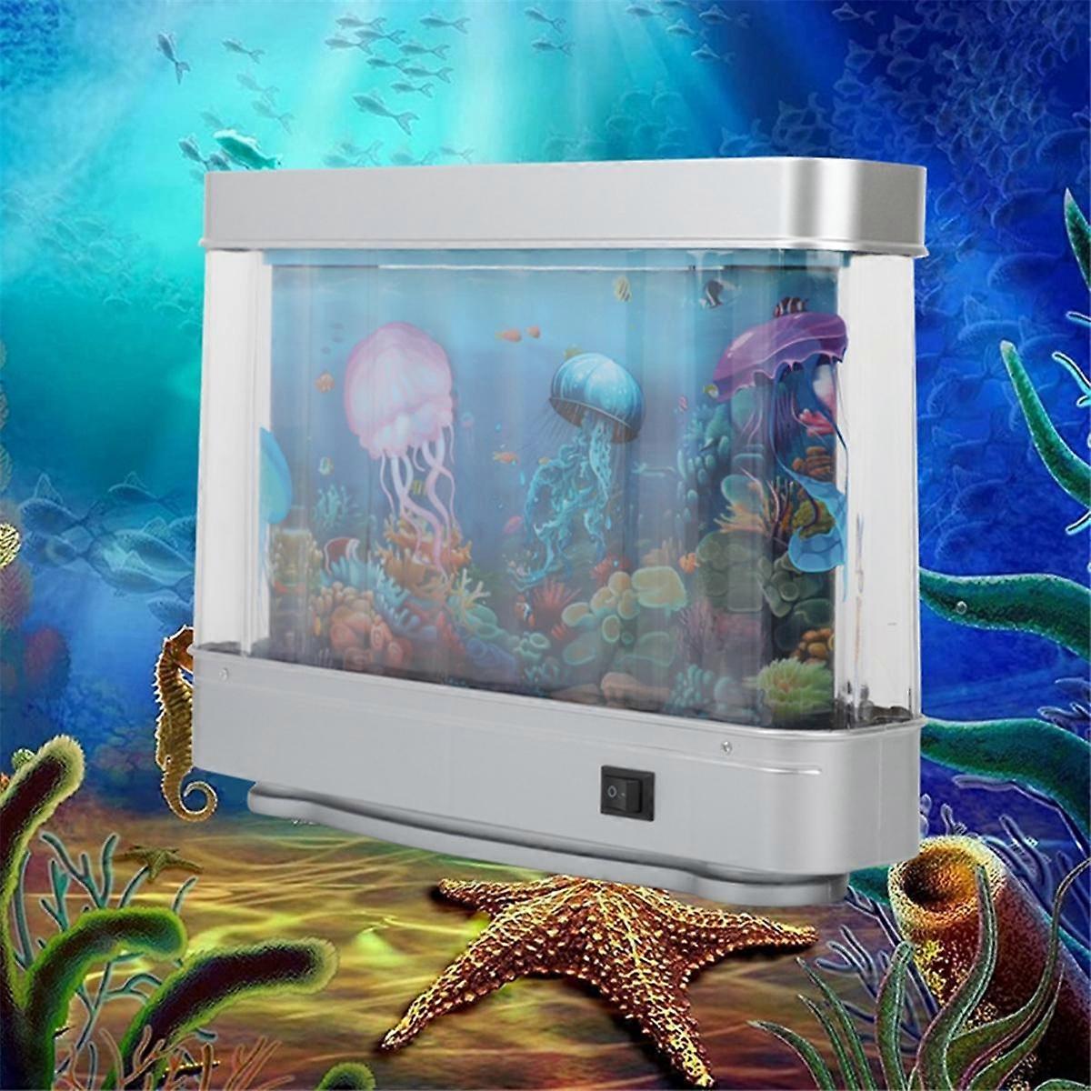 Simulated Fish Tank Lamp Aquarium Tank Decorative Night Light Virtual ...