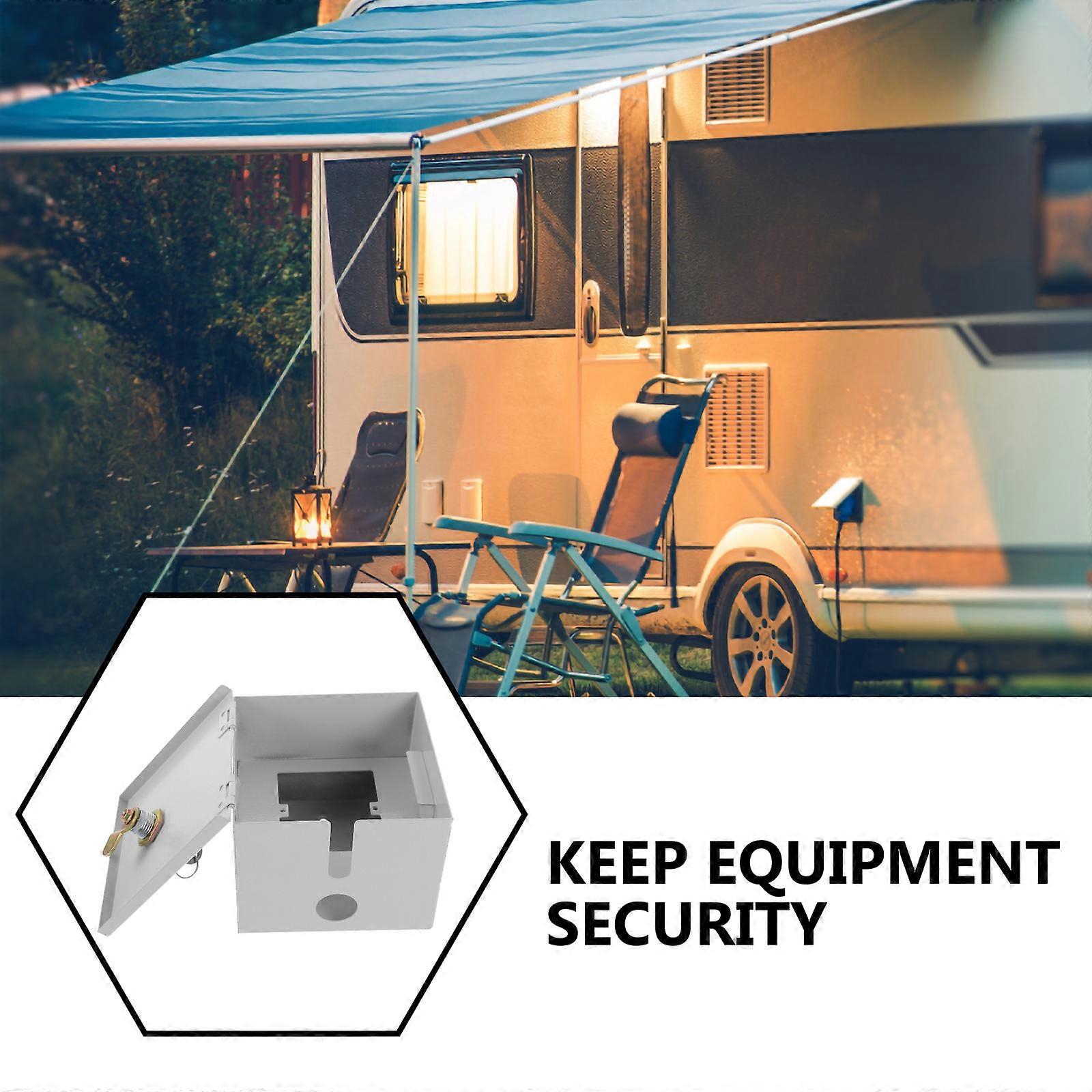 Outdoor Electrical Outlet Lock Case Anti-theft Socket Protector Cover ...