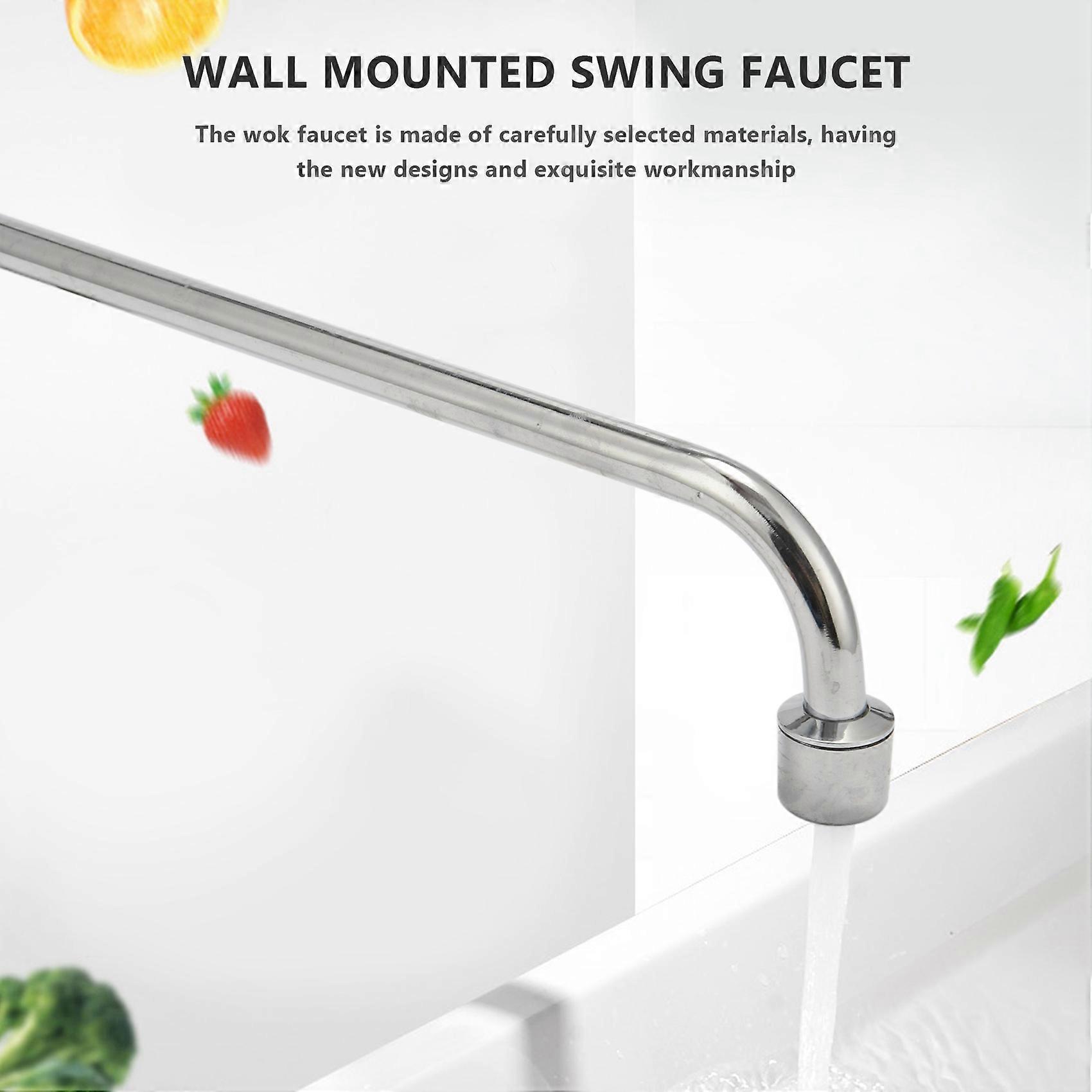 Pot Filler Kitchen Sink Faucet Wok Faucet Wall mounted Pot Filler ...