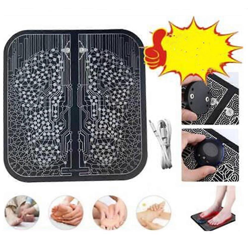 Foot Massager Intelligent EMS Massage Foot Pad Pulse Electric Automatic Massage | Fruugo UK