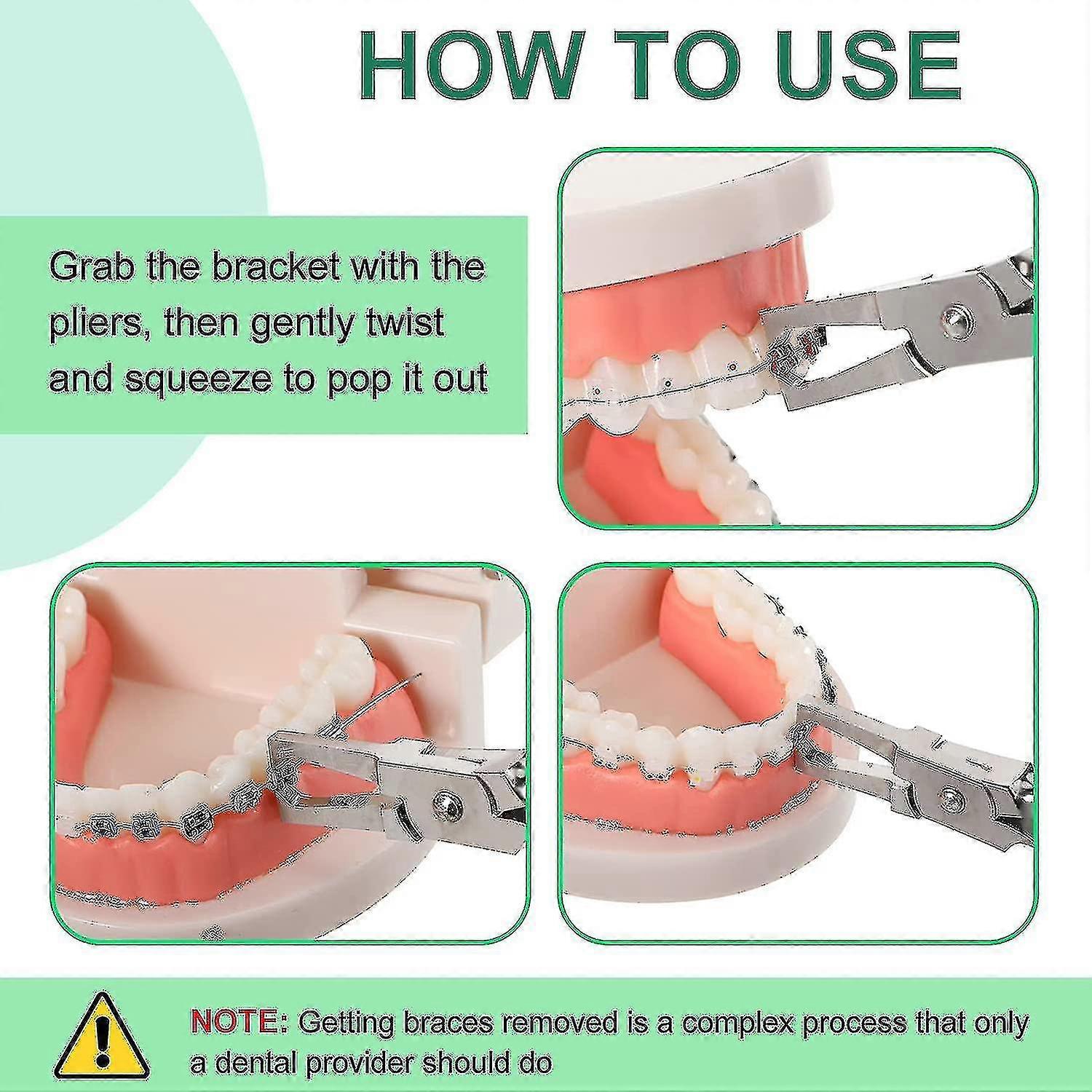 Anterior Bracket Removing Plier Braces Removal Tool Kit Bracket Remover ...